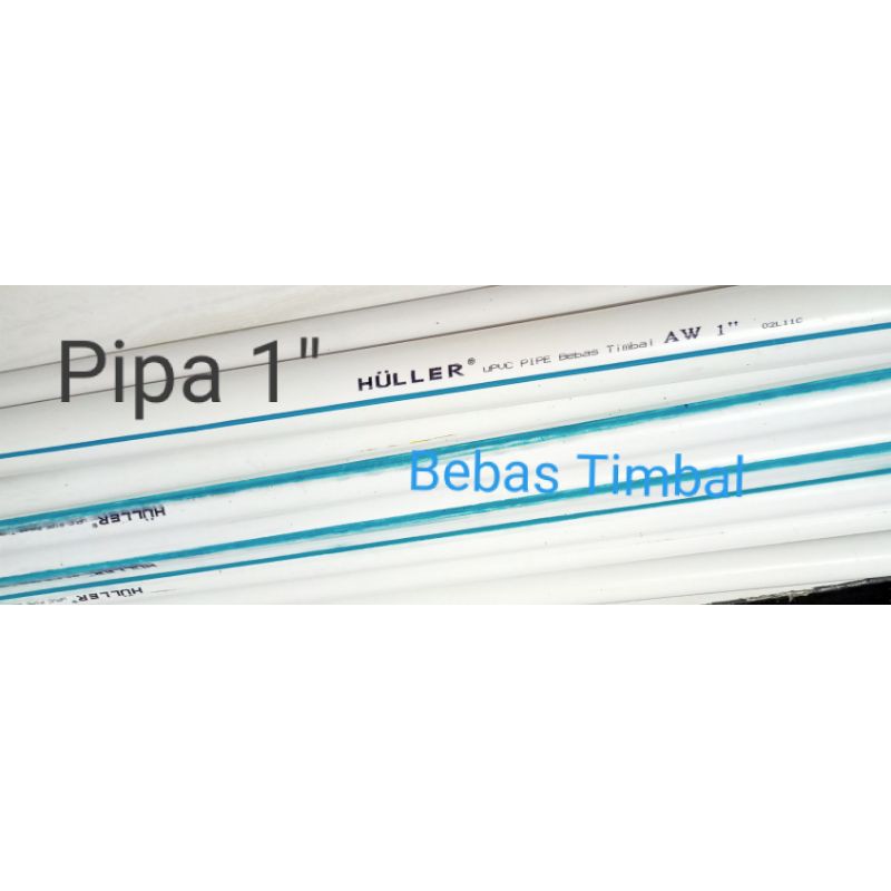 Jual [1 Meter] Pipa air 1" inc AW potongan pipa paralon PVC Bebas ...