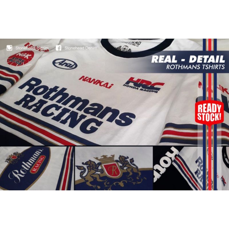 Jual TSHIRT ROTHMANS LONGSLEEVE / KAOS ROTHMANS ORIGINAL BY STONEHEAD ...