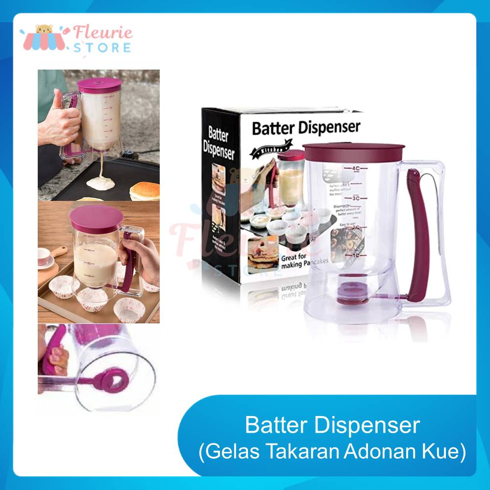 Jual Batter Dispenser - Gelas Takar Adonan Kue | Shopee Indonesia