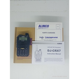 Jual adrianisalsabila - HT ALINCO DJ-CRX7 DUALBAND - HT ALINCO DJ CRX 7 VHF / UHF ORIGINAL ...