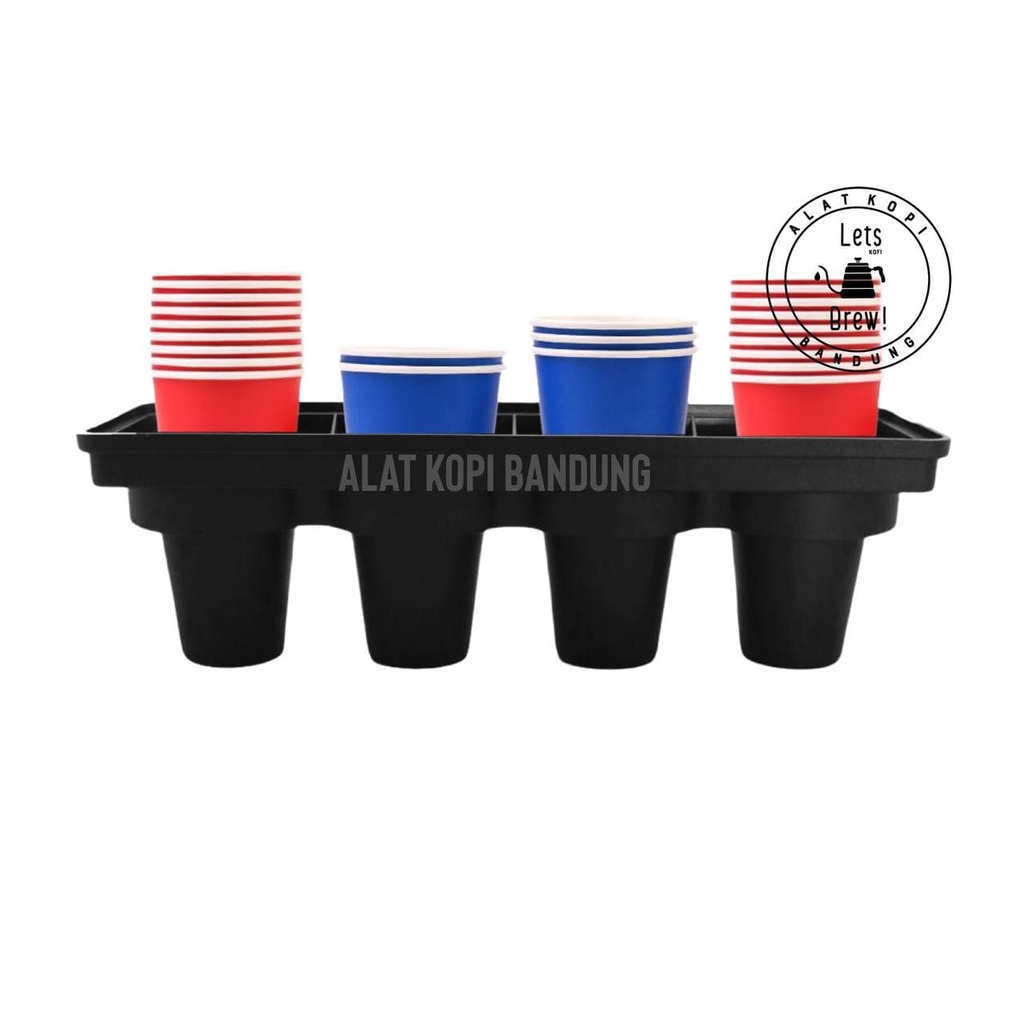 Jual Cup Holder 4 Holes / Tempat Cup gelas 4 lubang / Cup Dispenser ...