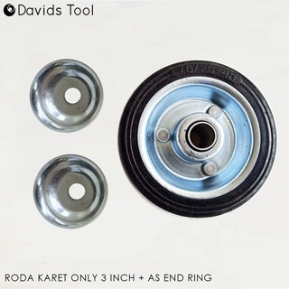 Jual Roda Troli Ban Troly Karet Trolley 3 Inch Only Bushing | Shopee ...