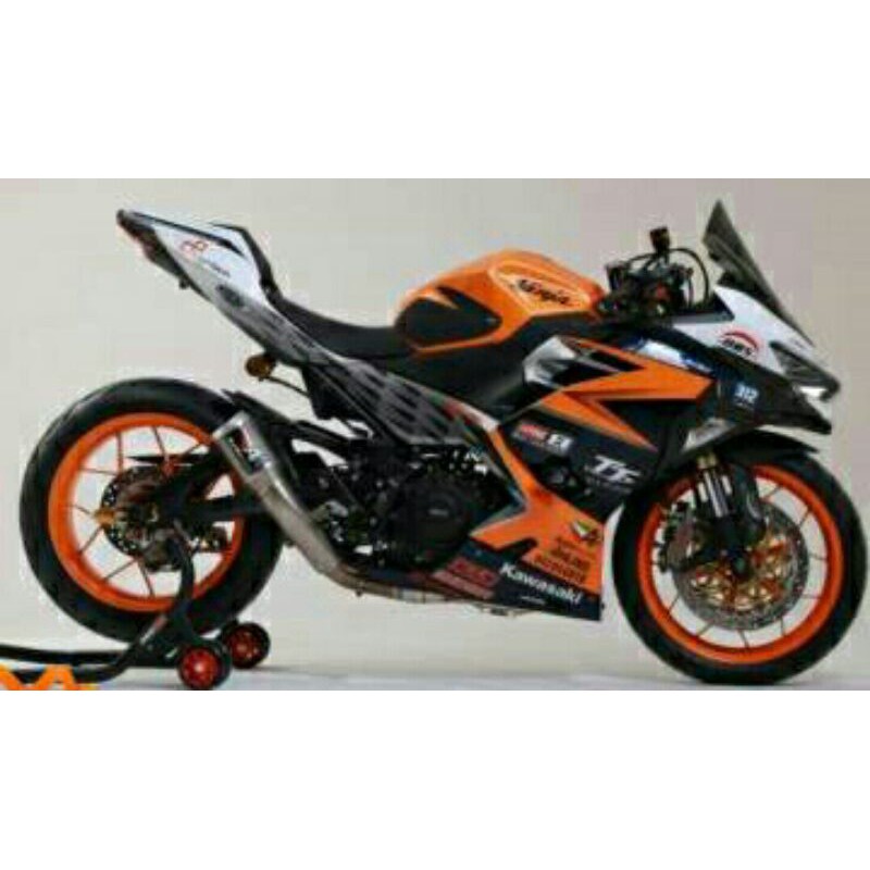 Jual stiker decal sticker striping motor ninja 250cc full body thn 2018 ...