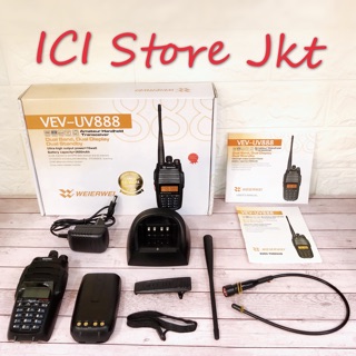 Jual Radio HT Weierwei UV888 / 10 watt / original / garansi resmi Indonesia|Shopee Indonesia
