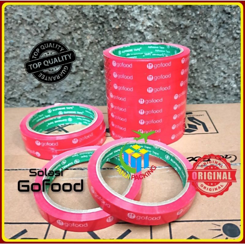 Jual Isolasi Gofood Solasi Lakban Solatip 12mm x 50 Yard Solasi Packing ...