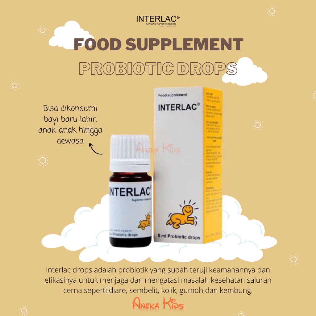 Jual Interlac food supplement 5ml | Shopee Indonesia