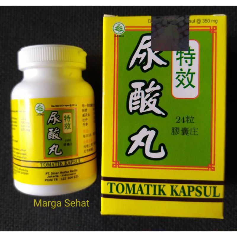 Jual TOMATIK KAPSUL/ NIAO XIAU WAN/ OBAT ASAM URAT/ REMATIK/ PEGAL LINU ...
