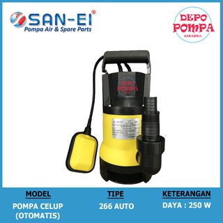 Jual Pompa Celup SAN EI 265 AUTO / 266 AUTO / Pompa Air Kolam / Pompa Penguras | Shopee Indonesia