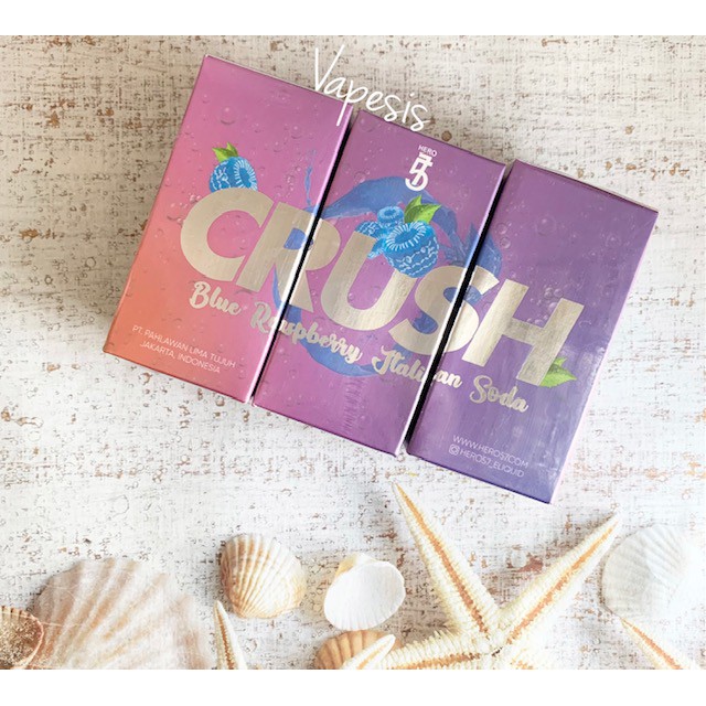 Jual Crush Blue Raspberry Sparkling Soda 3mg 60ml Liquid Vape Hero ...