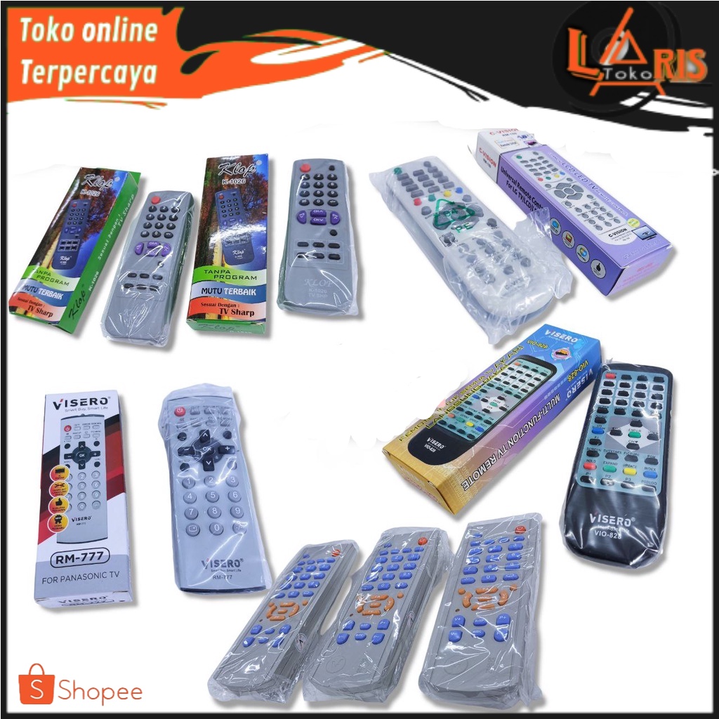 Jual Remote Remot tv All merk berbagai macam merek multifungi digital | Shopee Indonesia