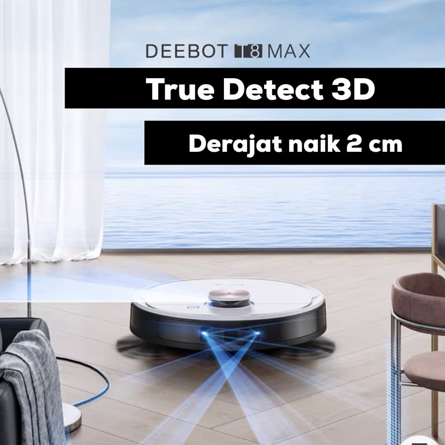Jual Ecovacs Deebot T8 Max Robot Pel Vacuum Mopping Floor Original ...
