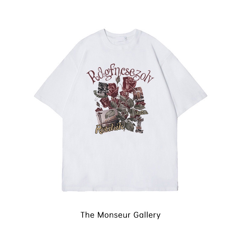 Jual The Monseur Gallery T-shirt Oversize Vintage Rose | Kaos Hitam ... Jual The Monseur Gallery T-shirt Oversize Vintage Rose | Kaos Hitam ...