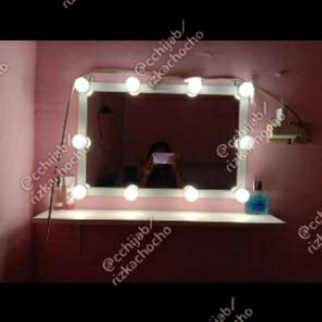 Jual Kaca Cermin / Lampu Vanity / Vanity mirror / Kaca rias Indonesia ...