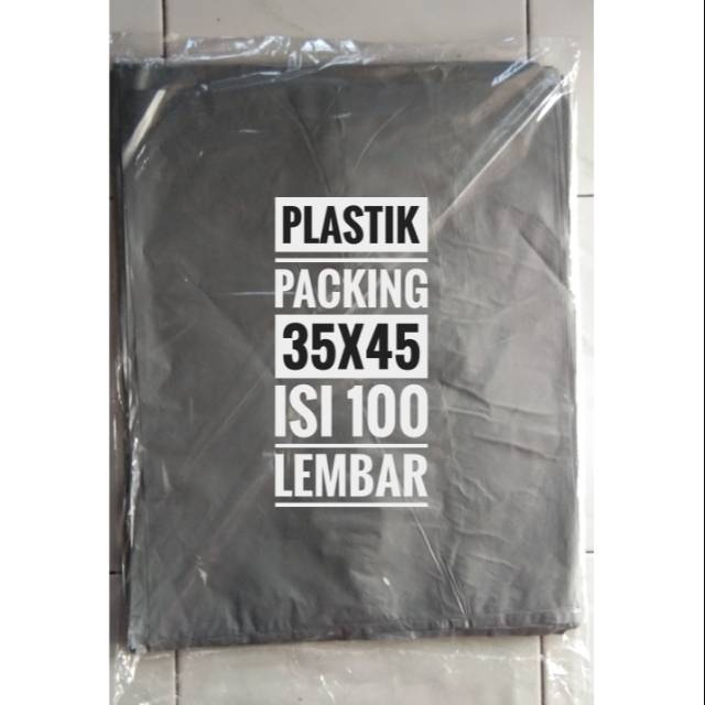 Jual PLASTIK PACKING HD TANPA PLONG UKURAN 35X45 SILVER ISI 100 LEMBAR ...