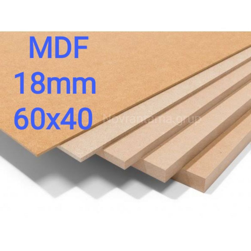 Jual Papan MDF 18mm (60x40)cm, triplek MDF, papan kayu MDF, plywood MDF ...