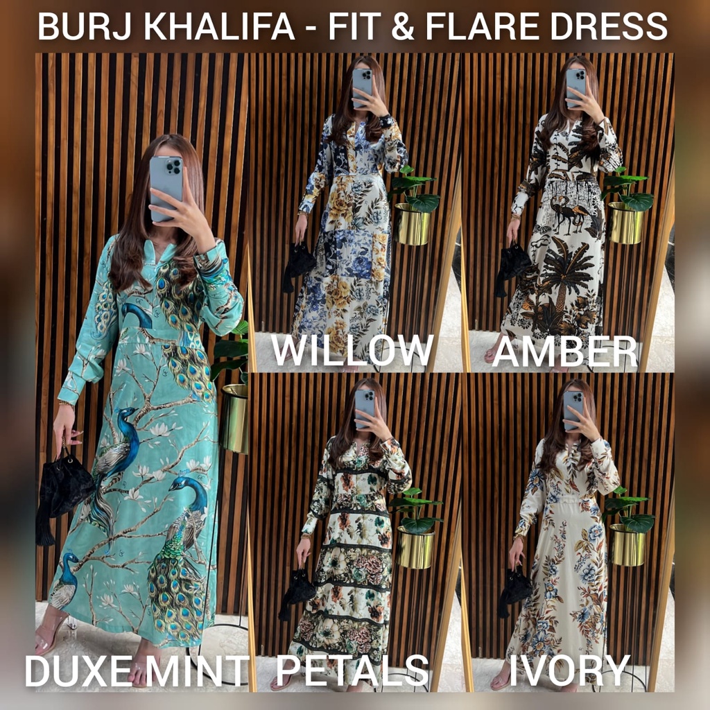 Jual BURJ KHALIFA - FIT AND FLARE DRESS - MAXI DRESS - CE HOMEWEAR ...