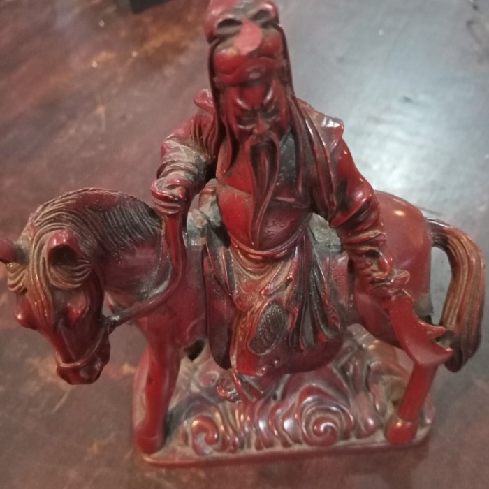 Jual PATUNG DEWA PERANG/GUANG YU/KUANG YU/DEWA PERANG DAN KUDA MERAH | Shopee Indonesia