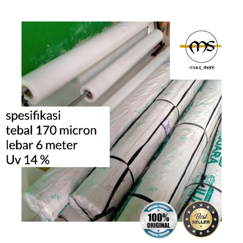 Jual plastik UV lebar 6 meter/UV 14%/UV juara | Shopee Indonesia