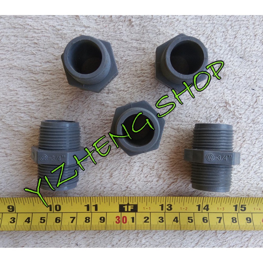 Jual DOUBLE NEPEL PVC 3/4 INCH | Shopee Indonesia
