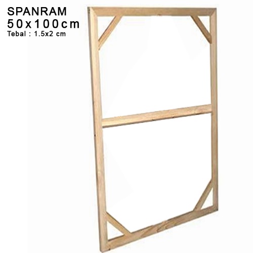 Jual SPANRAM Frame Rangka Kayu 50x100 cm | Shopee Indonesia