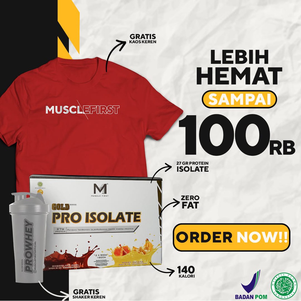 M1 MUSCLE FIRST PRO ISOLATE DUAL CHAMBER 4LBS (1800GRAM) dua rasa ...