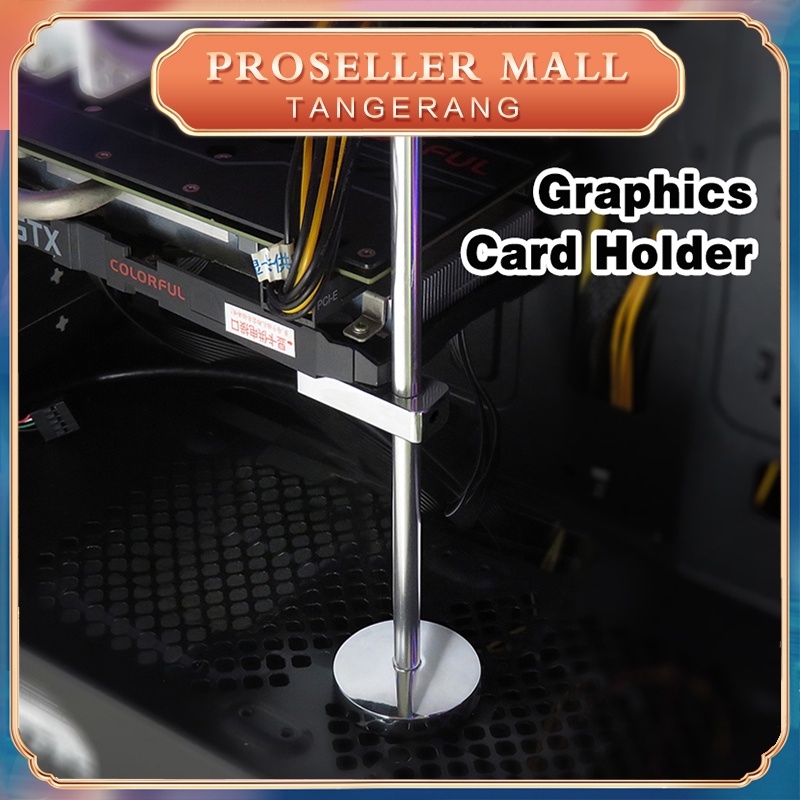 Jual VGA GPU Holder / Bracket Aluminium Stand Support Desktop Casing PC ...