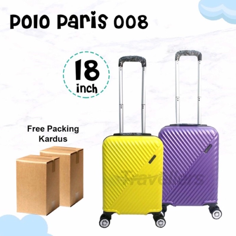 Jual Koper Kabin Travel Cross 008 ukuran 18 inch berbahan fiber dan ...