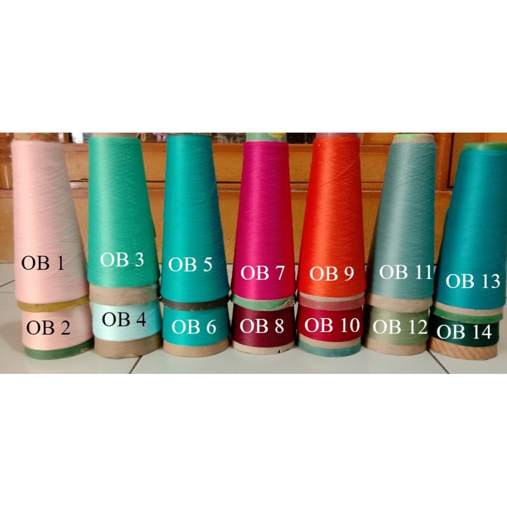 Jual Benang Obras kecil Urban Mas benang obras polyester paket 6 cones ...