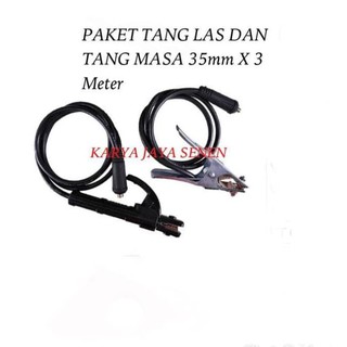 Jual Tang Las Set Stang Las Set Masa Kabel 3 Meter Welding Cable Set ...