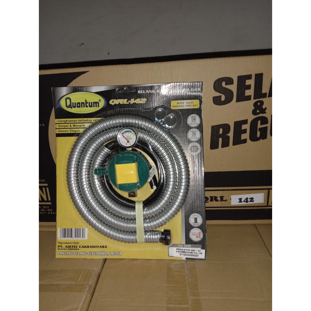 Jual QUANTUM SET QRL 142 (Selang dan Regulator) Indonesia|Shopee Indonesia