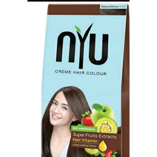 Jual NYU Hair Colour Natural Brown | Shopee Indonesia