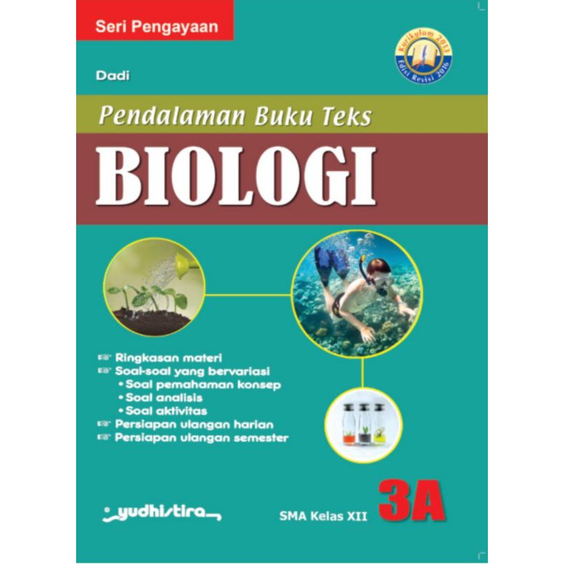 Jual PENDALAMAN BUKU TEKS BIOLOGI 3A SMA KELAS XII | Shopee Indonesia