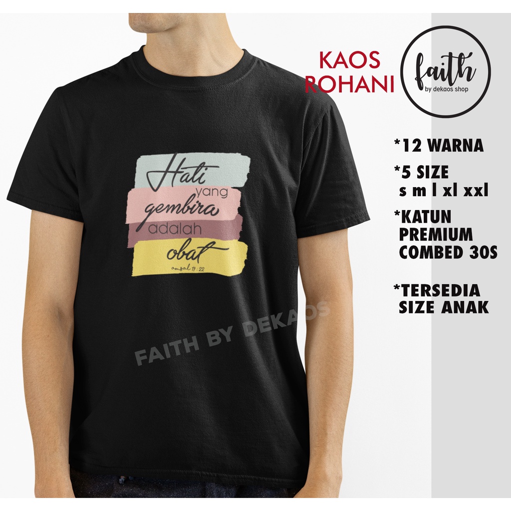 Jual KAOS ROHANI KRISTEN / KAOS PASKAH / KAOS ROHANI PASKAH / KAOS ...
