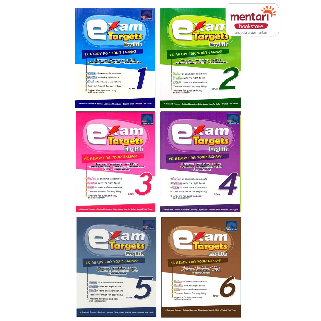 Jual Exam Target English | Buku Latihan Bahasa Inggris SD Indonesia ...
