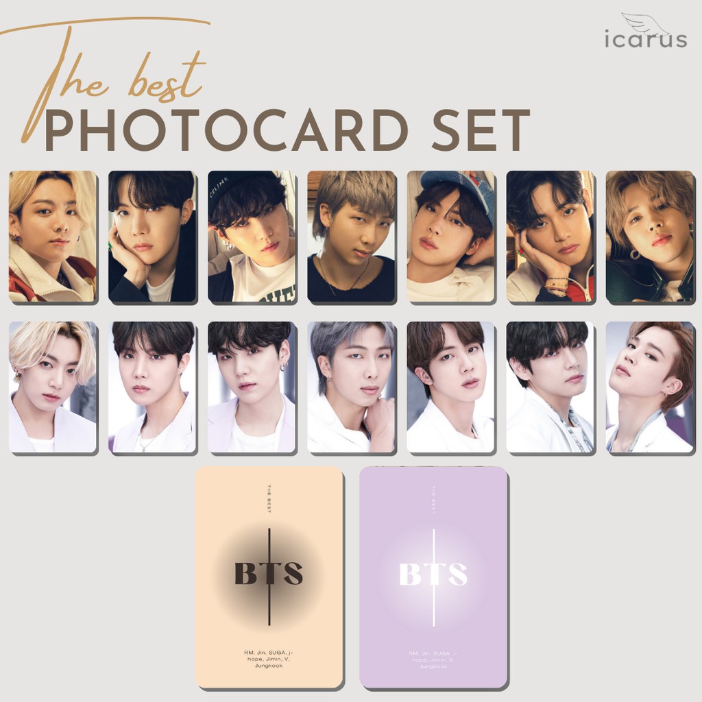 Jual PHOTOCARD SET BTS The Best All Member | Shopee Indonesia