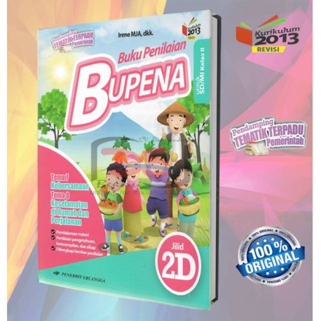 Jual Buku Penilaian Bupena Jilid 2D kelas 2 SD Tema 7 dan Tema 8 K2013 Revisi | Shopee Indonesia