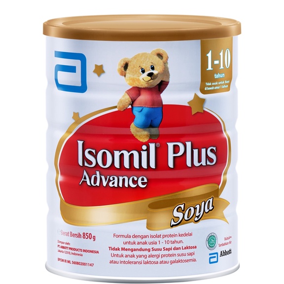 Jual Isomil Plus Advance Soya 850 gr - Susu Formula Anak Alergi 1-10 ...