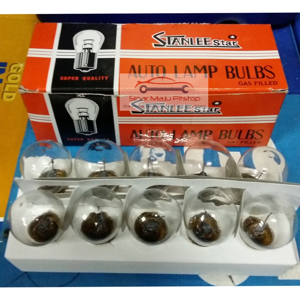 Jual Bohlam Lampu Sen Sinyal - Lampu Atret - Lampu Mundur Mobil STANLEE STAR 12V P21W Kaki 1 ...