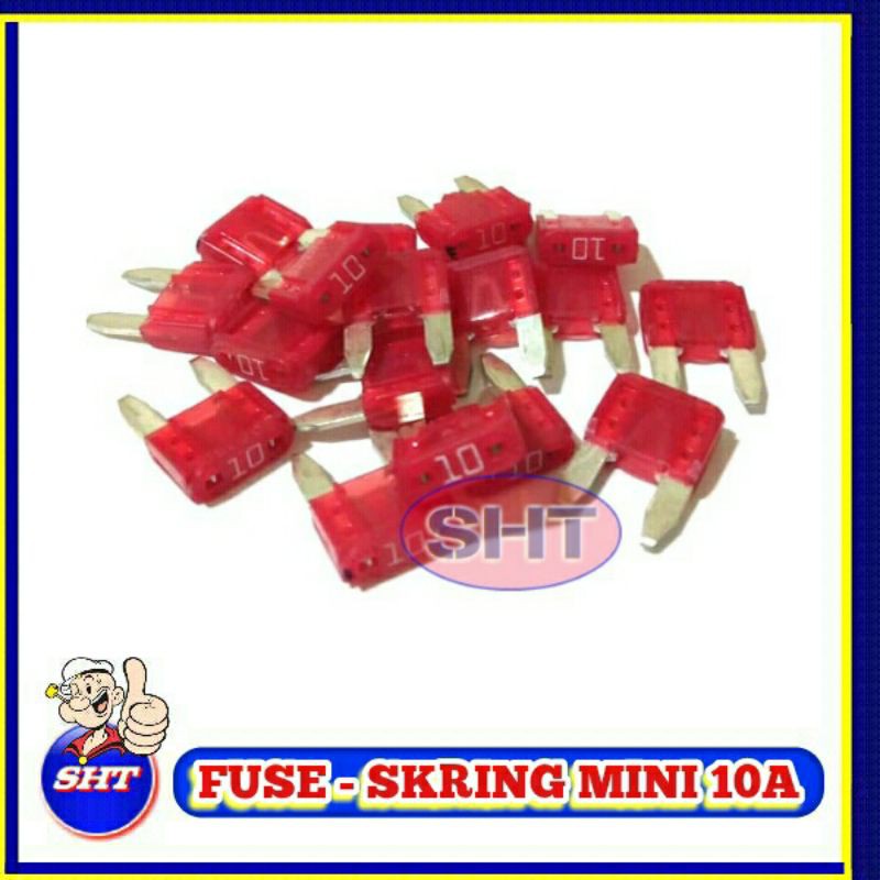 Jual Skring Fuse mini avanza 10A PEC | Shopee Indonesia
