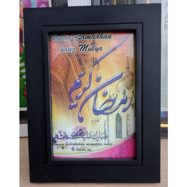 Jual Pigura Frame Foto Hitam Polos 4R plastik | Shopee Indonesia