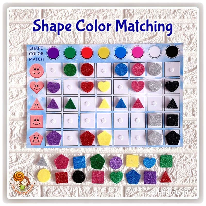 Jual Shape Color Matching Game, Belajar bentuk dan warna Indonesia ...
