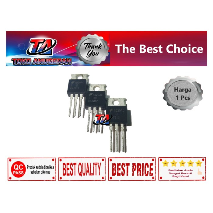 Jual MOSFET 7812 MOSFET KA 7812 MOSFET KA7812 | Shopee Indonesia