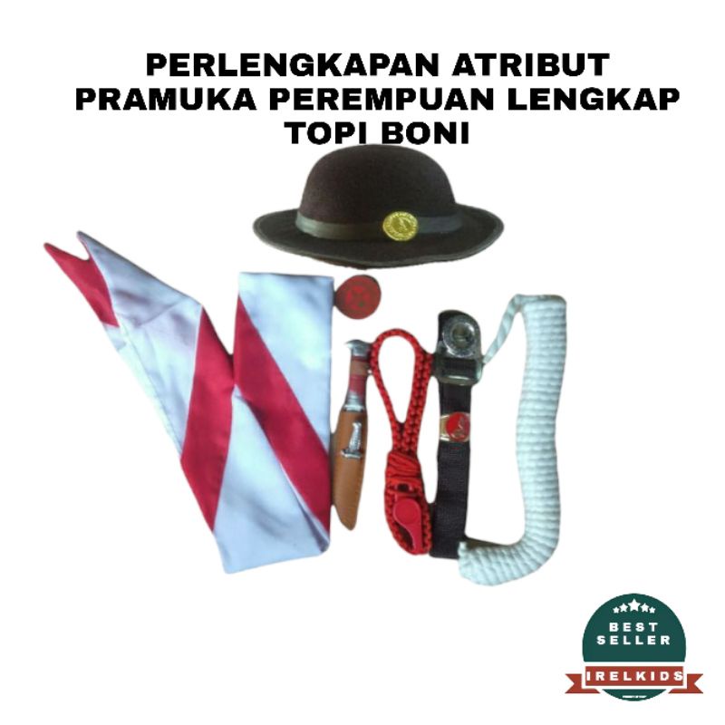 Jual Perlengkapan Alat Pramuka Topi Boni Perempuan Lengkap Indonesia ...