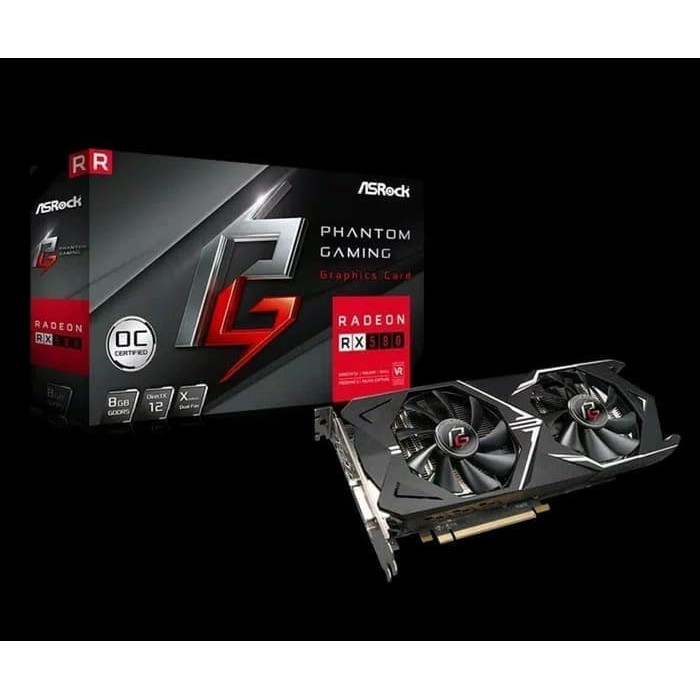 Jual ASRock RX 580 Phantom GAMING OC 8GB DDR5 | Shopee Indonesia