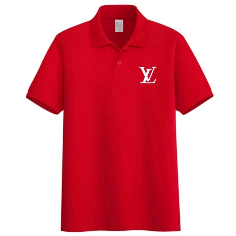 Jual POLO SHIRT PRIA LOGO LV/ SERAGAM / KAOS PRIA BERKERAH / KAOS POLOS ...