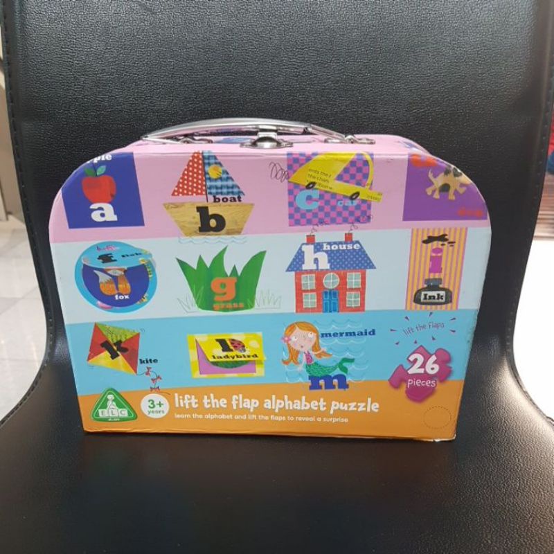 Jual ELC Lift The Flap Alphabet Puzzle | Shopee Indonesia