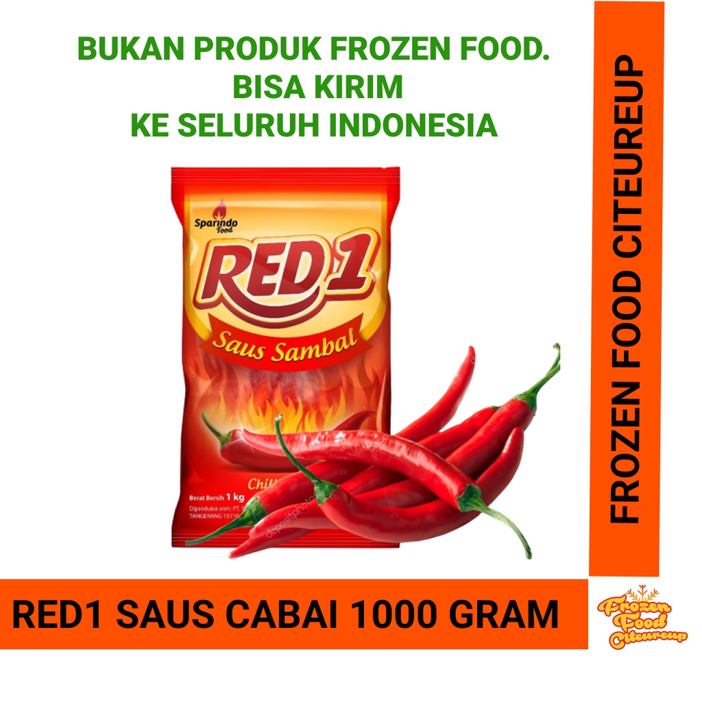 Jual RED 1 SAUS SAMBAL 1KG | Shopee Indonesia