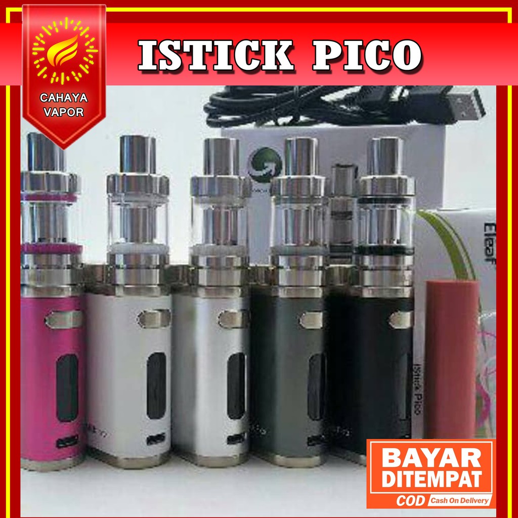 Jual Vape Eleaf Istick Pico Rokok Elektrik 75W ( Mod Istick + Tank ...