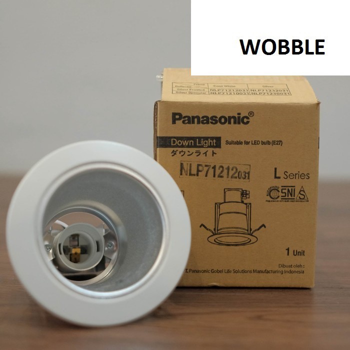 Jual Downlight Fitting Panasonic 3.5" NLP71212-031 Cool White Silver ...