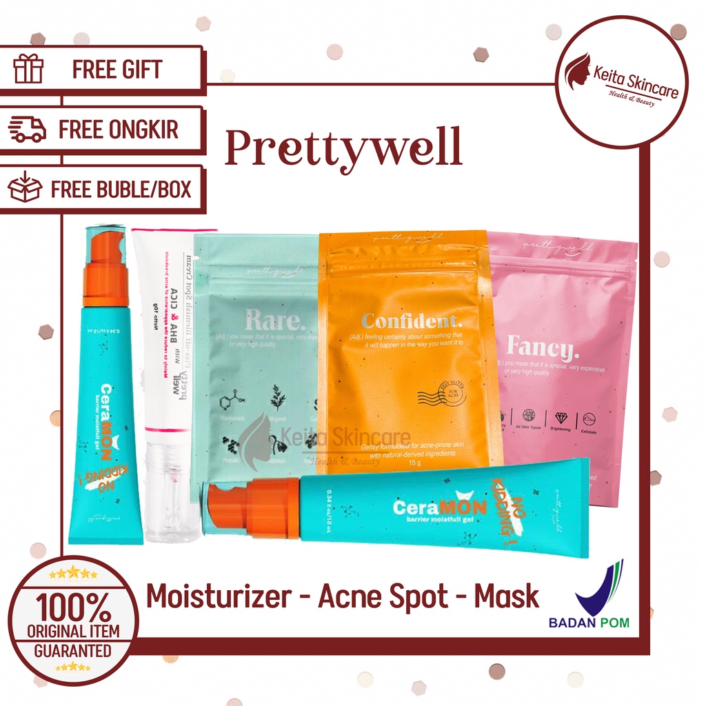 Jual Prettywell Reset Restart Versatile Oil | Ceramon Barrier Moistfull ...